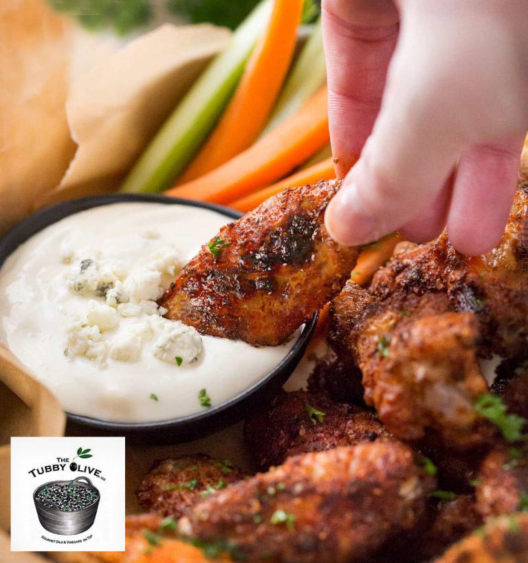 Tangy Baked Balsamic Chicken Wings - The Tubby Olive